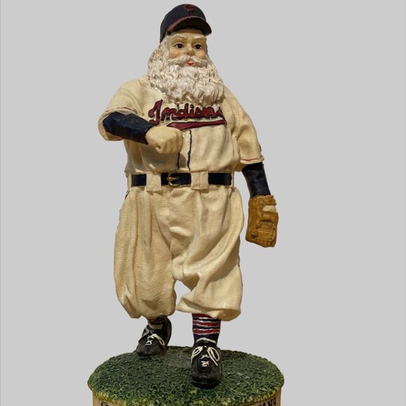 Cooperstown | Art | Mlb 948 Cleveland Indians Cooperstown Santa Claus 7 ...